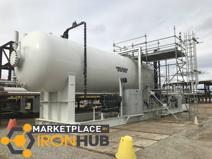 SURPLUS EQUIPMENT: Ammonia Co-Injection Skid, 120" X 35ft 85m3 Bullet ...