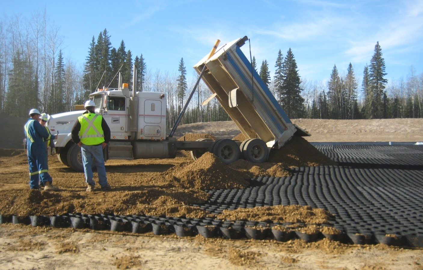 Fast-Built GEOWEB® Drilling Pads Eliminate Need for Rig Matting During ...