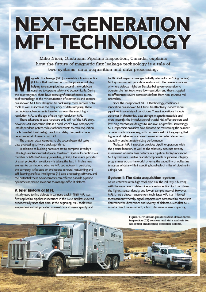 WORLD PIPELINES: Next-generation MFL technology - Canadian Energy News ...