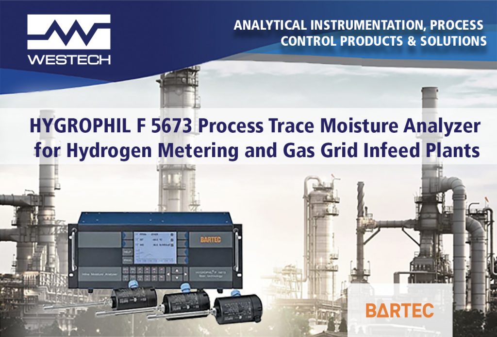 HYGROPHIL F 5673 Process Trace Moisture Analyzer for Hydrogen Metering and Gas Grid Infeed ...