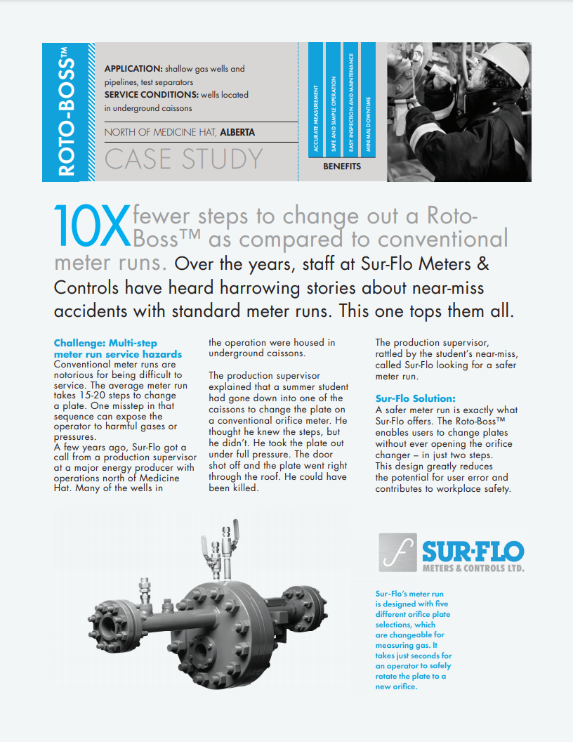 CASE STUDY: Roto-Boss Multi-step Meter Run Service Hazards - Canadian ...