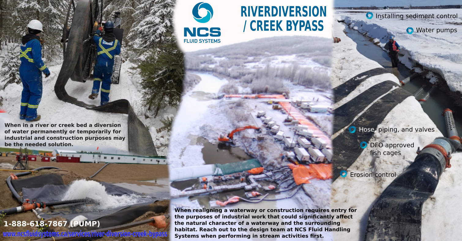 River Diversion and Creek Bypass by NCS Fluid Handling Systems - Learn ...