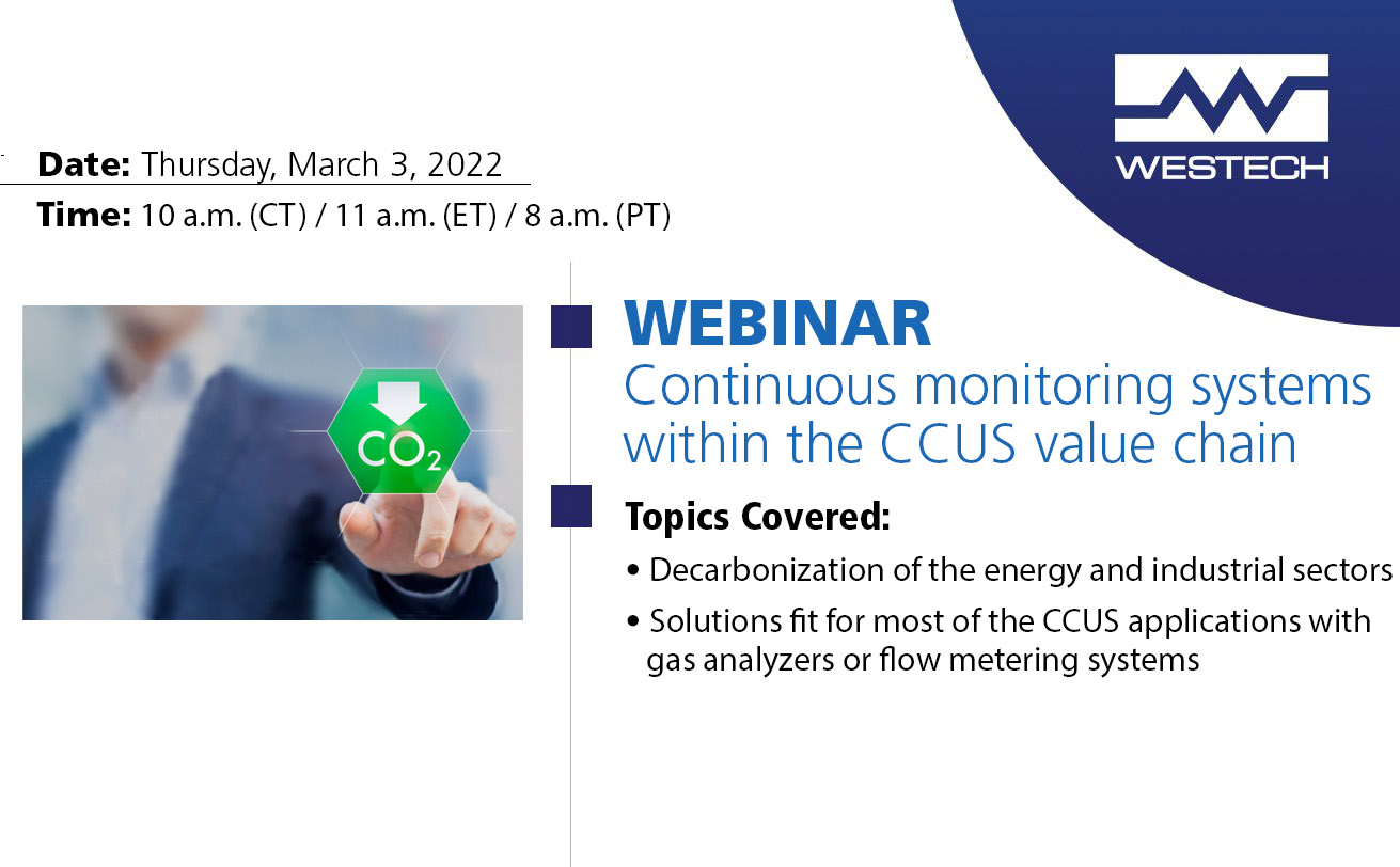 FREE WEBINAR: Continuous monitoring systems within the CCUS value chain ...