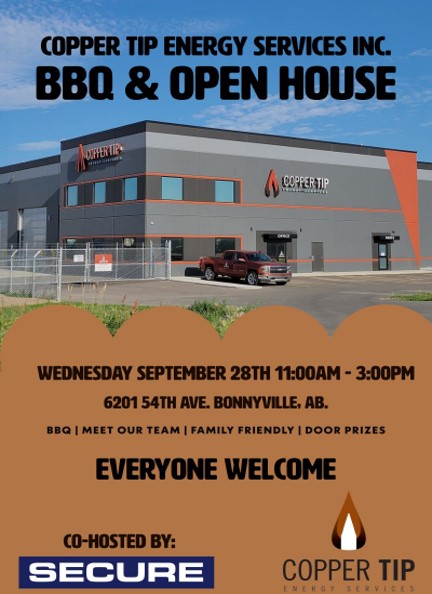 NEXT WEEK! Copper Tip Energy Services - Open House & New Shop in ...