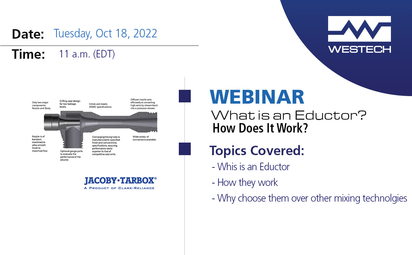 WEBINAR: What is an Eductor? How Does It Work? - Canadian Energy News ...