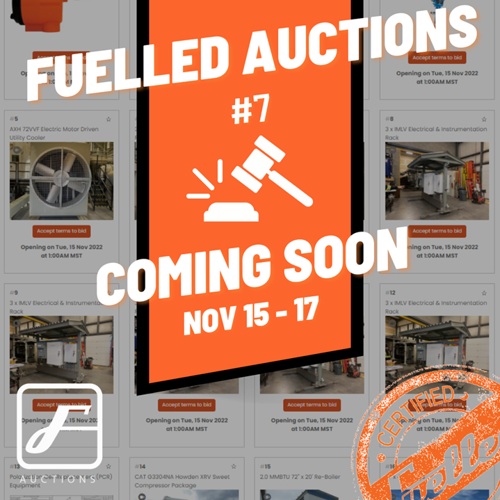 ON NOW: Fuelled Auction Announces No/Low Reserve Online Auction Running November 15th – 17th ...