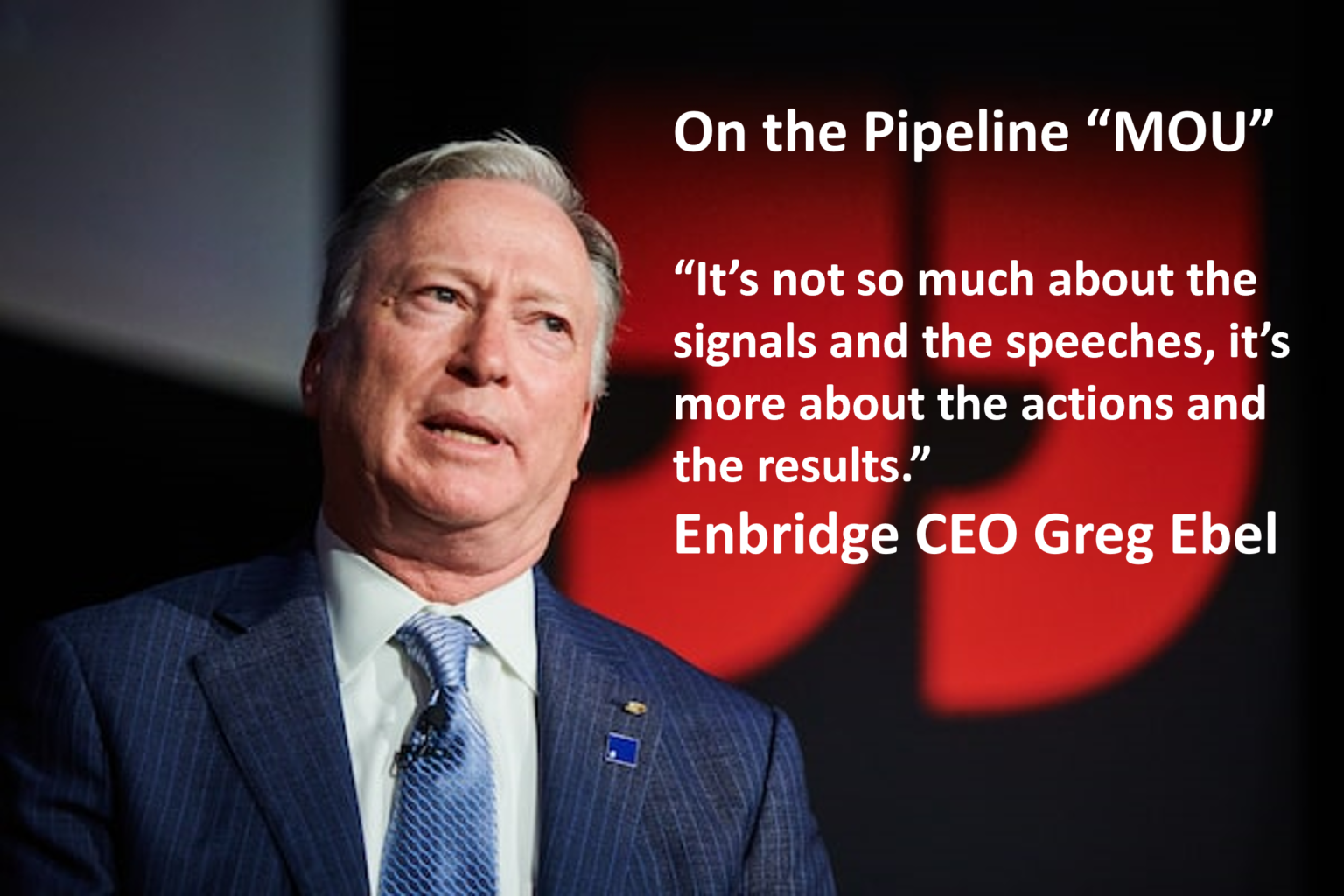 Enbridge Won’t Lead or Fund a West Coast Pipeline Venture, CEO Says ...