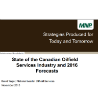 MNP LLP Oilfield Services 2016 Outlook Presentation - Canadian Energy ...